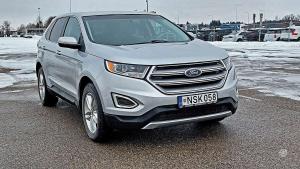 Grey Ford Edge 2016 in Vilnius, with an engine capacity of 2.00 L and mileage of 141 thousand km for 13300 €, photo  on AUTOMOTO.COM.LV