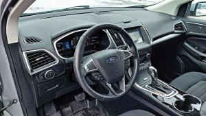 Grey Ford Edge 2016 in Vilnius, with an engine capacity of 2.00 L and mileage of 141 thousand km for 13300 €, photo 14 on AUTOMOTO.COM.LV