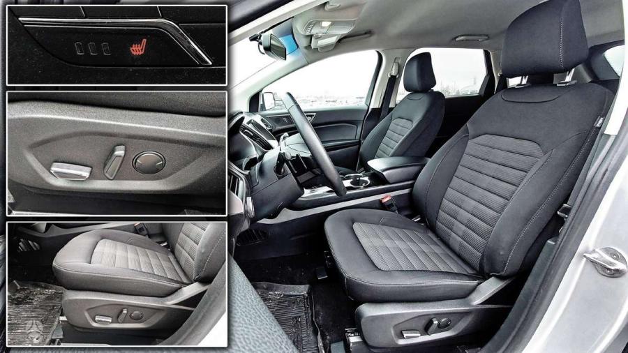 Grey Ford Edge 2016 in Vilnius, with an engine capacity of 2.00 L and mileage of 141 thousand km for 13300 €, photo 32 on AUTOMOTO.COM.LV
