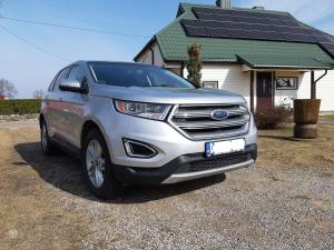 Grey Ford Edge 2016 in Ignalina, with an engine capacity of 2.00 L and mileage of 143 thousand km for 12800 €, photo  on AUTOMOTO.COM.LV