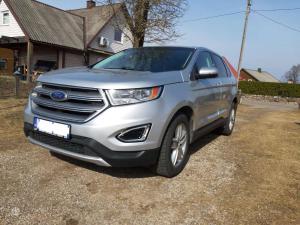 Grey Ford Edge 2016 in Ignalina, with an engine capacity of 2.00 L and mileage of 143 thousand km for 12800 €, photo 3 on AUTOMOTO.COM.LV