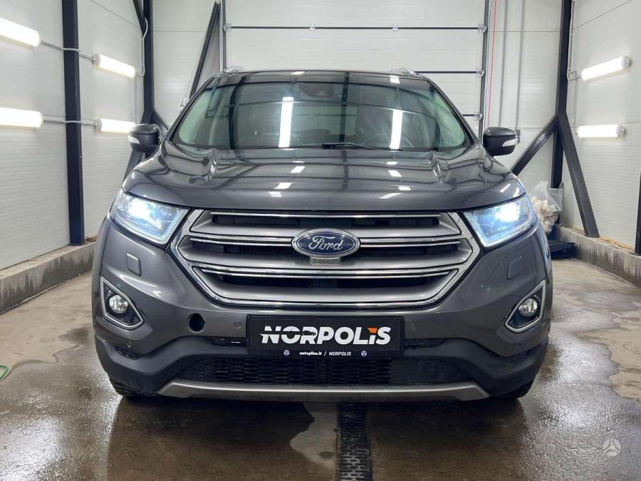 Pelēks Ford Edge 2017 Viļņa, ar dzinēja tilpumu 2.00 L un nobraukumu 386 tūkst. km par 8699 €, foto 2 vietnē AUTOMOTO.COM.LV