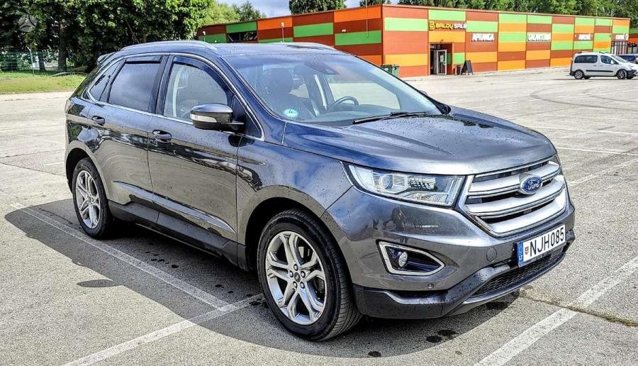 Grey Ford Edge 2017 in Klaipeda, with an engine capacity of 2.00 L and mileage of 273 thousand km for 11500 €, photo 3 on AUTOMOTO.COM.LV