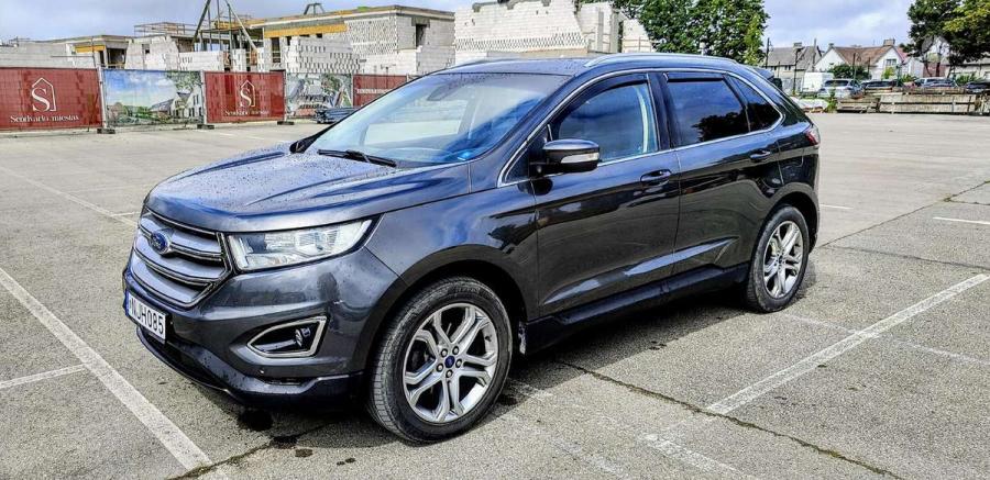Grey Ford Edge 2017 in Klaipeda, with an engine capacity of 2.00 L and mileage of 273 thousand km for 11500 €, photo 5 on AUTOMOTO.COM.LV