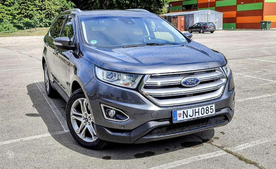 Grey Ford Edge 2017 in Klaipeda, with an engine capacity of 2.00 L and mileage of 273 thousand km for 11500 €, photo 8 on AUTOMOTO.COM.LV