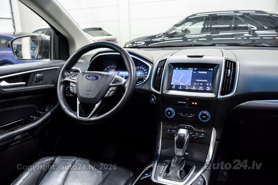Grey Ford Edge 2017 in Tallinn, with an engine capacity of 2.00 L and mileage of 188 thousand km for 15800 €, photo 10 on AUTOMOTO.COM.LV