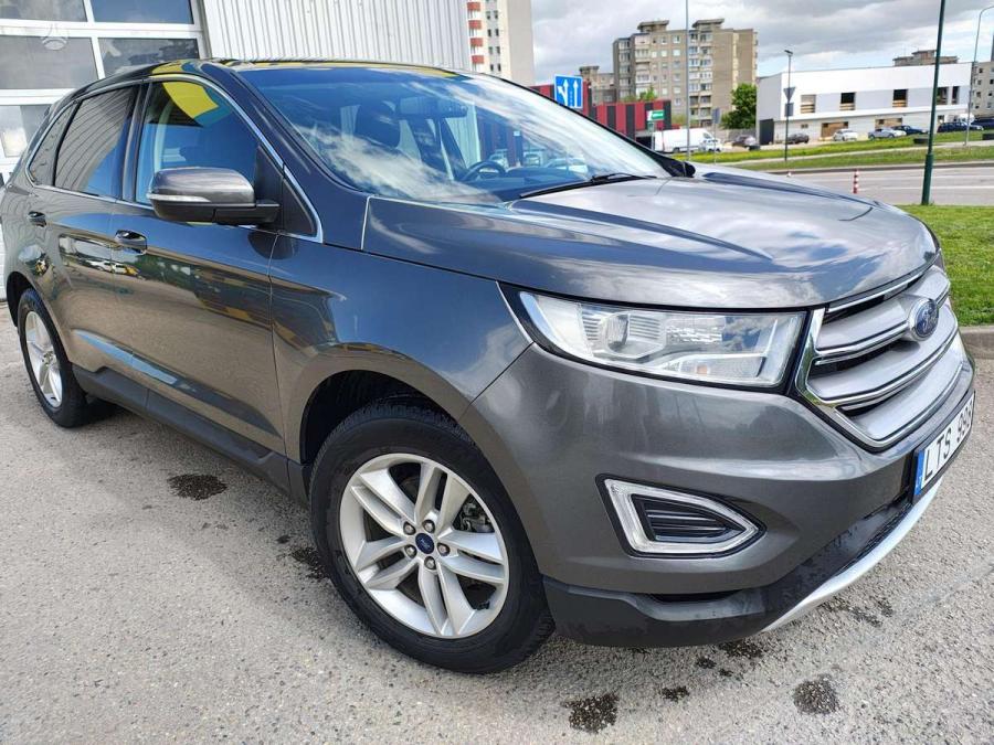 Pelēks Ford Edge 2017 Kauņa, ar dzinēja tilpumu 2.00 L un nobraukumu 128 tūkst. km par 14200 €, foto 5 vietnē AUTOMOTO.COM.LV