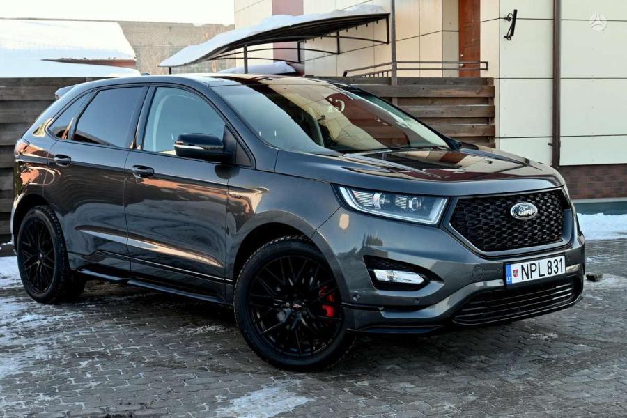 Pelēks Ford Edge 2018 Kretinga, ar dzinēja tilpumu 3.50 L un nobraukumu 79 tūkst. km par 20299 €, foto 1 vietnē AUTOMOTO.COM.LV