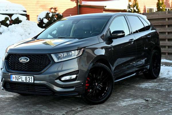 Grey Ford Edge 2018 in Kretinga, with an engine capacity of 3.50 L and mileage of 79 thousand km for 20299 €, photo 3 on AUTOMOTO.COM.LV
