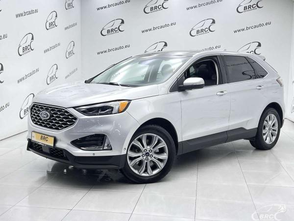 Grey Ford Edge 2019 in Vilnius, with an engine capacity of 2.00 L and mileage of 110 thousand km for 16900 €, photo 1 on AUTOMOTO.COM.LV