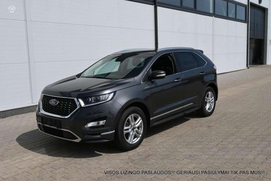 Grey Ford Edge 2019 in Kretinga, with an engine capacity of 2.00 L and mileage of 134 thousand km for 18999 €, photo 14 on AUTOMOTO.COM.LV
