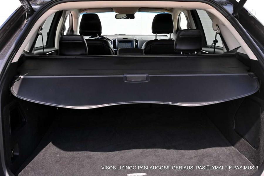 Grey Ford Edge 2019 in Kretinga, with an engine capacity of 2.00 L and mileage of 134 thousand km for 18999 €, photo 18 on AUTOMOTO.COM.LV