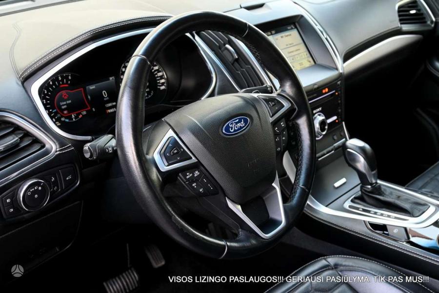 Grey Ford Edge 2019 in Kretinga, with an engine capacity of 2.00 L and mileage of 134 thousand km for 18999 €, photo 25 on AUTOMOTO.COM.LV
