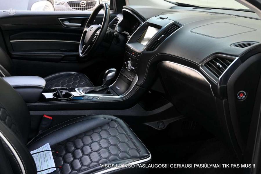Grey Ford Edge 2019 in Kretinga, with an engine capacity of 2.00 L and mileage of 134 thousand km for 18999 €, photo 29 on AUTOMOTO.COM.LV