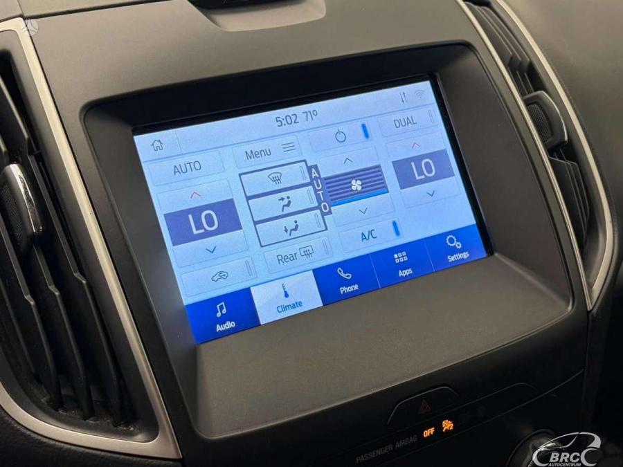 Grey Ford Edge 2020 in Vilnius, with an engine capacity of 2.00 L and mileage of 56 thousand km for 13400 €, photo 21 on AUTOMOTO.COM.LV