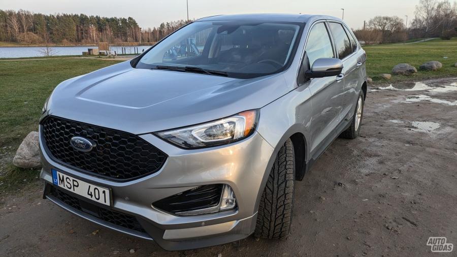 Grey Ford Edge 2021 in Panevezys, with an engine capacity of 2.00 L and mileage of 30 thousand km for 19800 €, photo 1 on AUTOMOTO.COM.LV