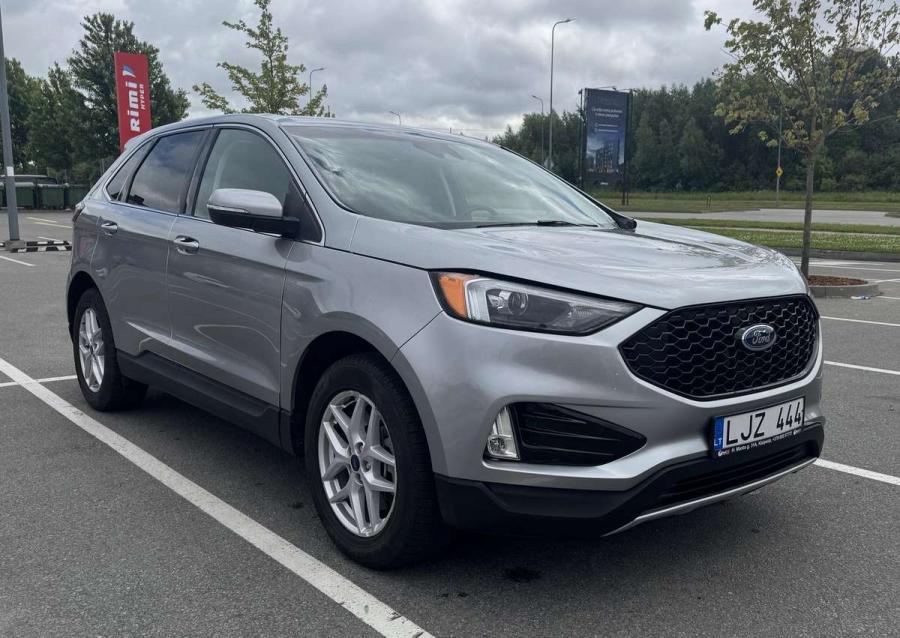 Grey Ford Edge 2022 in Klaipeda, with an engine capacity of 2.00 L and mileage of 87 thousand km for 20990 €, photo 4 on AUTOMOTO.COM.LV