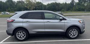 Grey Ford Edge 2022 in Klaipeda, with an engine capacity of 2.00 L and mileage of 87 thousand km for 20990 €, photo 9 on AUTOMOTO.COM.LV