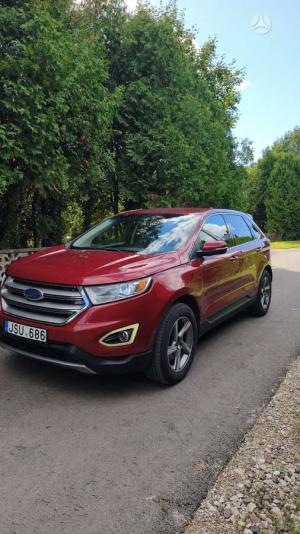 Sarkans Ford Edge 2015 Kauņa, ar dzinēja tilpumu 2.00 L un nobraukumu 162 tūkst. km par 9500 €, foto  vietnē AUTOMOTO.COM.LV