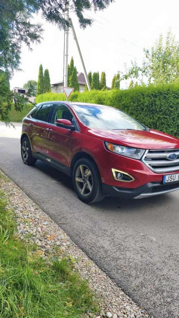 Sarkans Ford Edge 2015 Kauņa, ar dzinēja tilpumu 2.00 L un nobraukumu 162 tūkst. km par 9500 €, foto 4 vietnē AUTOMOTO.COM.LV