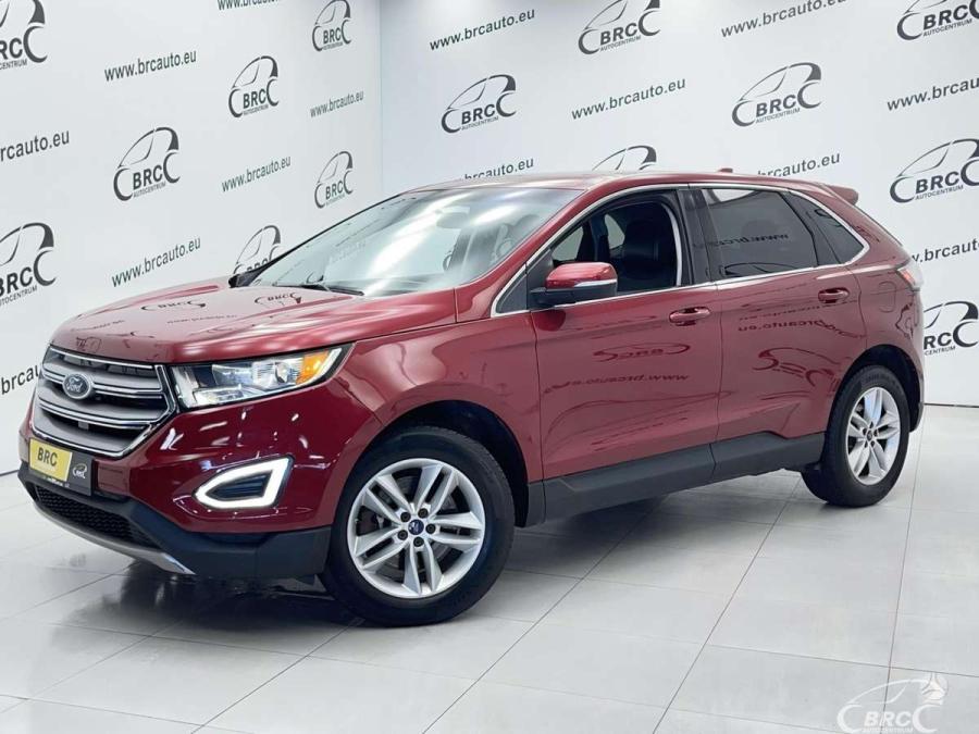 Red Ford Edge 2016 in Vilnius, with an engine capacity of 3.50 L and mileage of 234 thousand km for 10400 €, photo 1 on AUTOMOTO.COM.LV