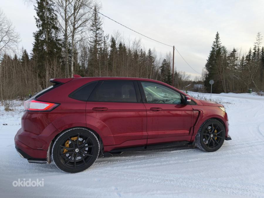 Sarkans Ford Edge 2016 Tallina, ar dzinēja tilpumu 2.00 L un nobraukumu 161 tūkst. km par 19499 €, foto 5 vietnē AUTOMOTO.COM.LV