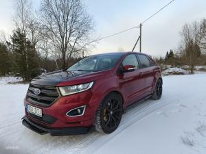 Sarkans Ford Edge 2016 Tallina, ar dzinēja tilpumu 2.00 L un nobraukumu 161 tūkst. km par 19499 €, foto 15 vietnē AUTOMOTO.COM.LV