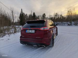 Sarkans Ford Edge 2016 Tallina, ar dzinēja tilpumu 2.00 L un nobraukumu 161 tūkst. km par 19499 €, foto 19 vietnē AUTOMOTO.COM.LV