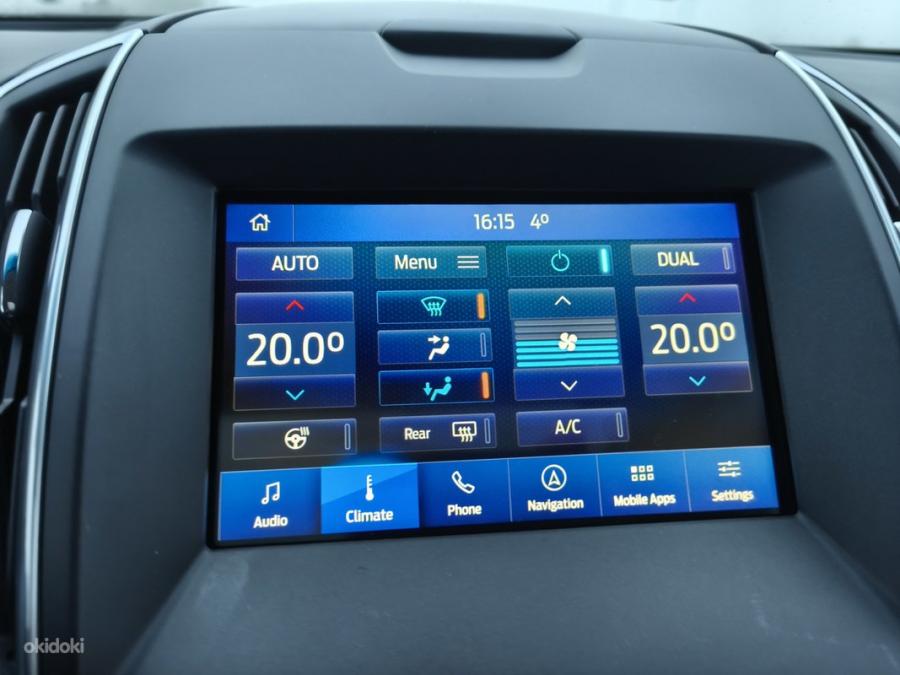 Sarkans Ford Edge 2016 Tallina, ar dzinēja tilpumu 2.00 L un nobraukumu 161 tūkst. km par 19499 €, foto 22 vietnē AUTOMOTO.COM.LV