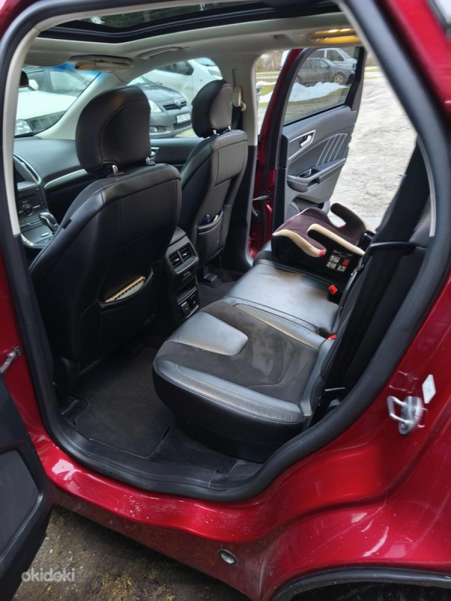 Sarkans Ford Edge 2016 Tallina, ar dzinēja tilpumu 2.00 L un nobraukumu 161 tūkst. km par 19499 €, foto 27 vietnē AUTOMOTO.COM.LV