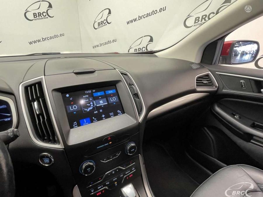 Red Ford Edge 2016 in Vilnius, with an engine capacity of 3.50 L and mileage of 234 thousand km for 9790 €, photo 28 on AUTOMOTO.COM.LV