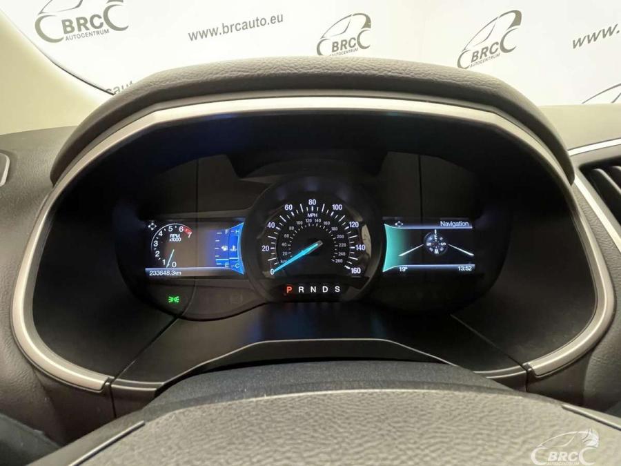 Red Ford Edge 2016 in Vilnius, with an engine capacity of 3.50 L and mileage of 234 thousand km for 9790 €, photo 32 on AUTOMOTO.COM.LV