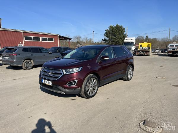 Sarkans Ford Edge 2017 Viļņa, ar dzinēja tilpumu 2.00 L un nobraukumu 206 tūkst. km par 12700 €, foto 1 vietnē AUTOMOTO.COM.LV