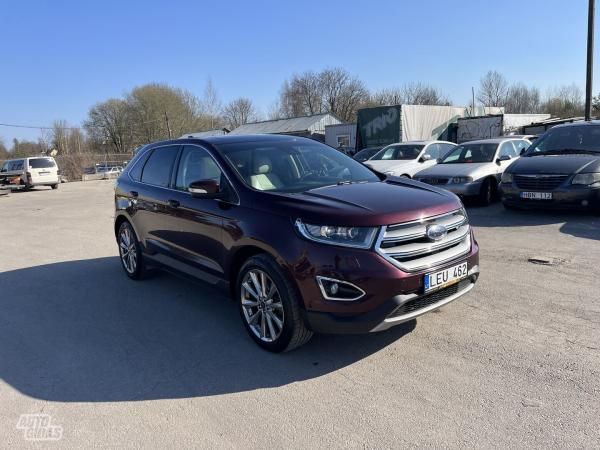 Sarkans Ford Edge 2017 Viļņa, ar dzinēja tilpumu 2.00 L un nobraukumu 206 tūkst. km par 12700 €, foto 3 vietnē AUTOMOTO.COM.LV