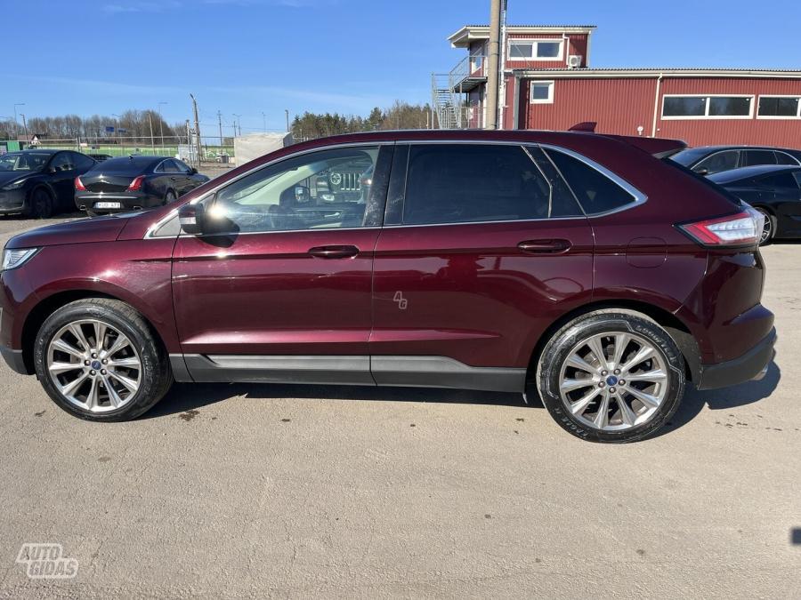 Red Ford Edge 2017 in Vilnius, with an engine capacity of 2.00 L and mileage of 206 thousand km for 12700 €, photo 9 on AUTOMOTO.COM.LV