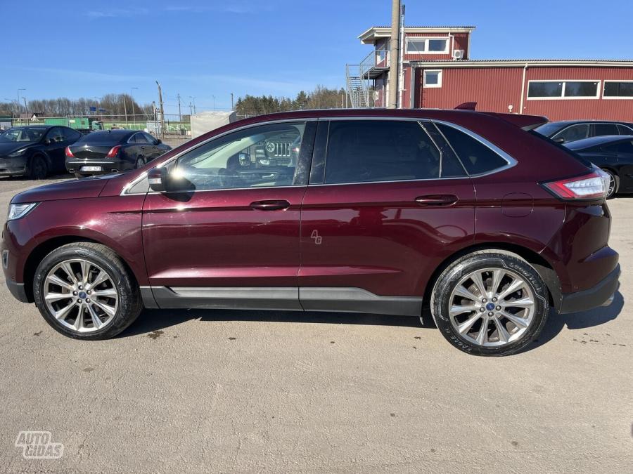 Red Ford Edge 2017 in Vilnius, with an engine capacity of 2.00 L and mileage of 206 thousand km for 12700 €, photo 10 on AUTOMOTO.COM.LV
