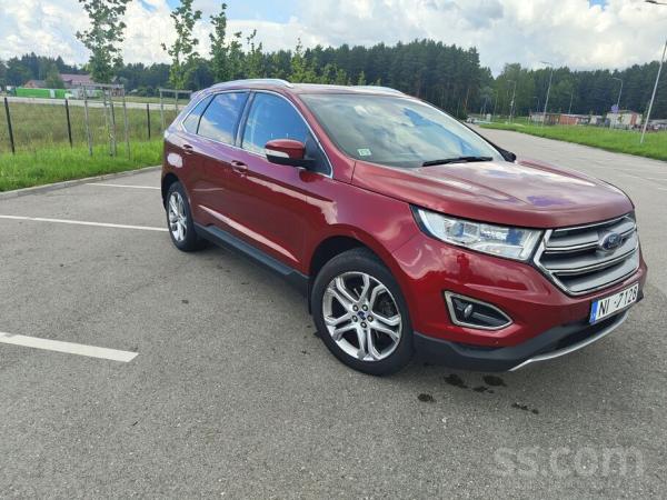Sarkans Ford Edge 2017 Valmiera, ar dzinēja tilpumu 2.00 L un nobraukumu 237 tūkst. km par 15000 €, foto 1 vietnē AUTOMOTO.COM.LV