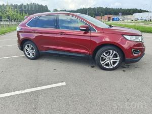 Sarkans Ford Edge 2017 Valmiera, ar dzinēja tilpumu 2.00 L un nobraukumu 237 tūkst. km par 15000 €, foto 3 vietnē AUTOMOTO.COM.LV
