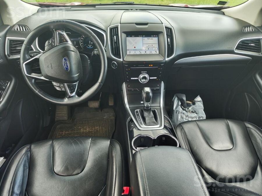 Sarkans Ford Edge 2017 Valmiera, ar dzinēja tilpumu 2.00 L un nobraukumu 237 tūkst. km par 15000 €, foto 5 vietnē AUTOMOTO.COM.LV