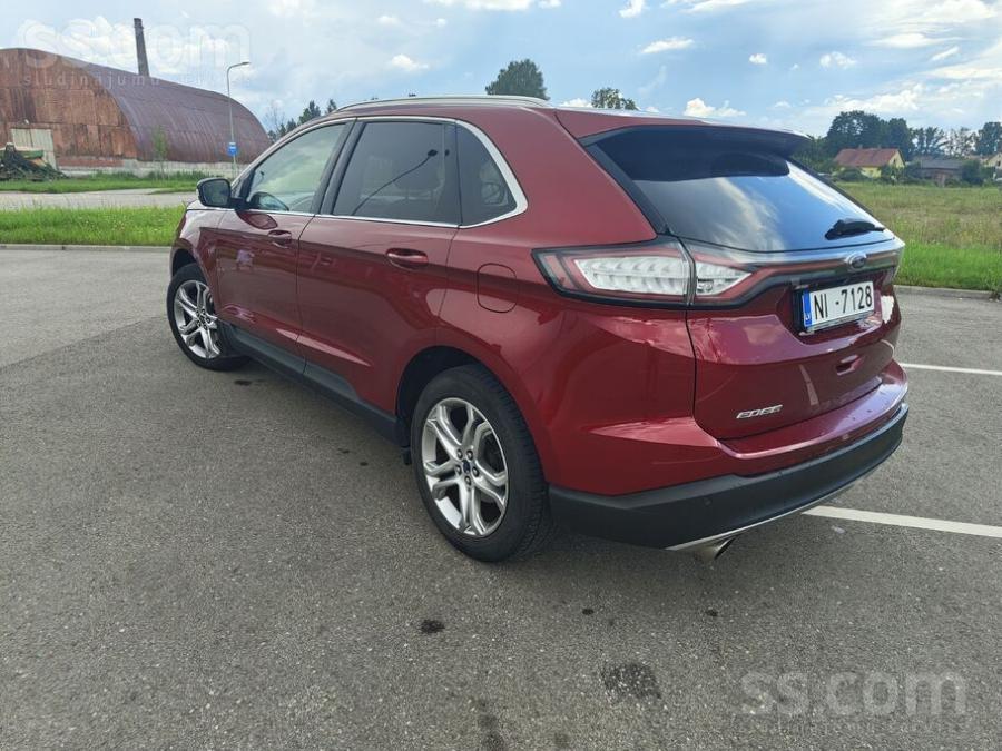 Sarkans Ford Edge 2017 Valmiera, ar dzinēja tilpumu 2.00 L un nobraukumu 237 tūkst. km par 15000 €, foto 8 vietnē AUTOMOTO.COM.LV