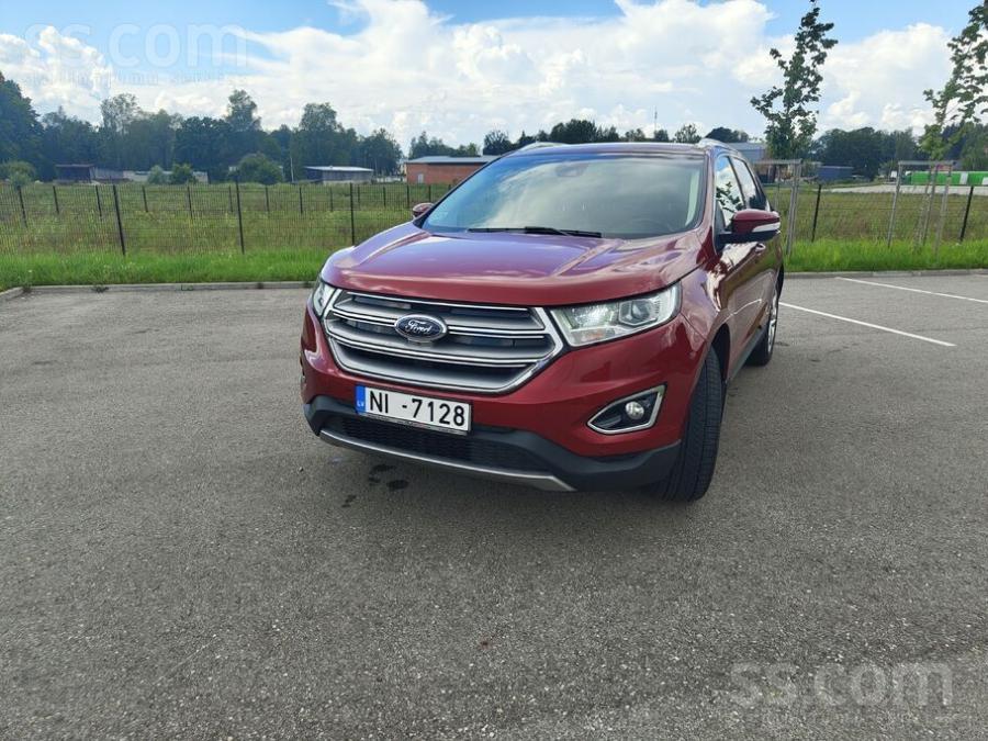 Sarkans Ford Edge 2017 Valmiera, ar dzinēja tilpumu 2.00 L un nobraukumu 237 tūkst. km par 15000 €, foto 10 vietnē AUTOMOTO.COM.LV