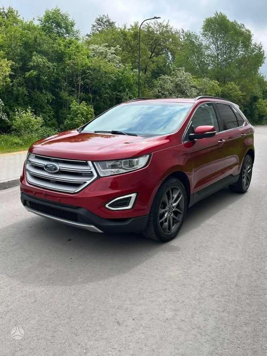 Sarkans Ford Edge 2017 Kretinga, ar dzinēja tilpumu 2.00 L un nobraukumu 93 tūkst. km par 15000 €, foto 1 vietnē AUTOMOTO.COM.LV
