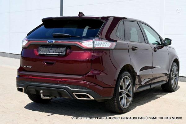 Red Ford Edge 2018 in Kretinga, with an engine capacity of 2.00 L and mileage of 209 thousand km for 15999 €, photo 7 on AUTOMOTO.COM.LV