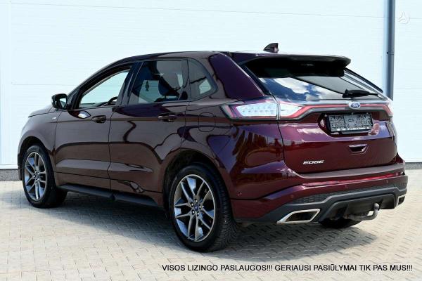 Red Ford Edge 2018 in Kretinga, with an engine capacity of 2.00 L and mileage of 209 thousand km for 15999 €, photo 10 on AUTOMOTO.COM.LV