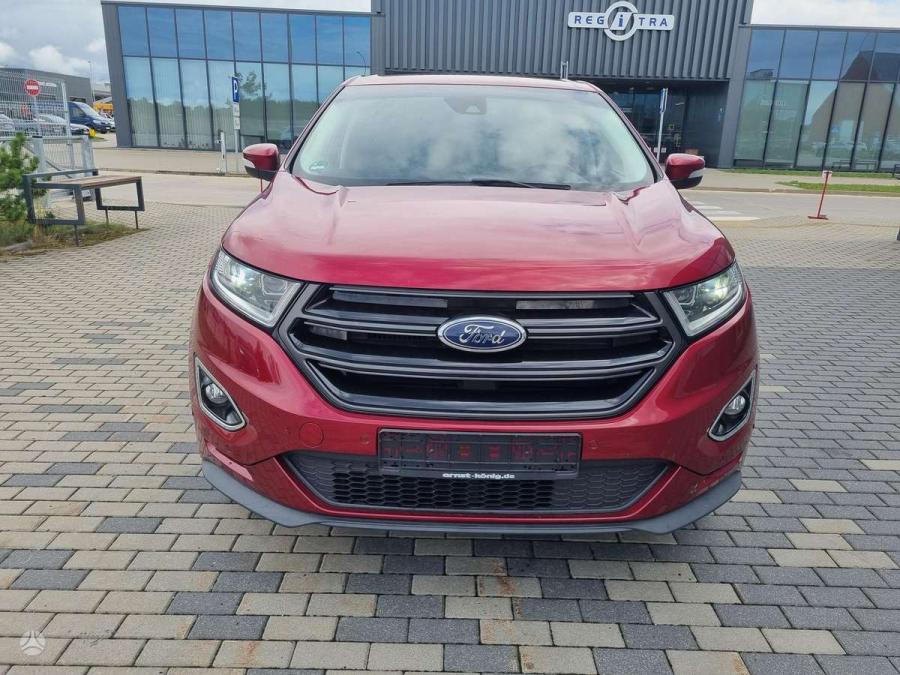 Sarkans Ford Edge 2018 Šauļi, ar dzinēja tilpumu 2.00 L un nobraukumu 210 tūkst. km par 14200 €, foto 3 vietnē AUTOMOTO.COM.LV