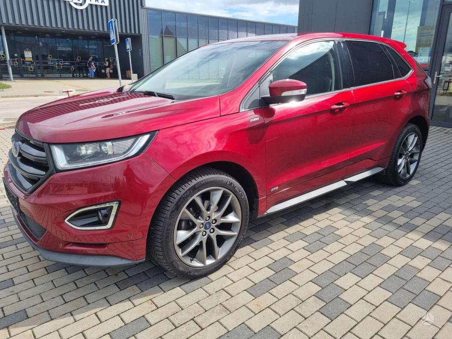 Sarkans Ford Edge 2018 Šauļi, ar dzinēja tilpumu 2.00 L un nobraukumu 210 tūkst. km par 14200 €, foto 14 vietnē AUTOMOTO.COM.LV