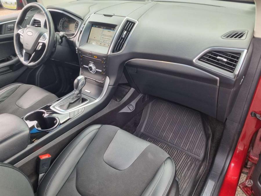 Sarkans Ford Edge 2018 Šauļi, ar dzinēja tilpumu 2.00 L un nobraukumu 210 tūkst. km par 14200 €, foto 25 vietnē AUTOMOTO.COM.LV