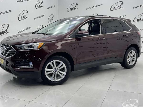 Red Ford Edge 2019 in Vilnius, with an engine capacity of 2.00 L and mileage of 86 thousand km for 16000 €, photo 1 on AUTOMOTO.COM.LV
