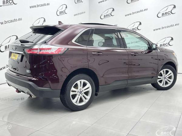 Red Ford Edge 2019 in Vilnius, with an engine capacity of 2.00 L and mileage of 86 thousand km for 16000 €, photo 3 on AUTOMOTO.COM.LV