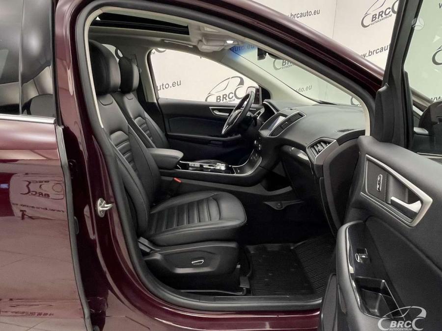 Red Ford Edge 2019 in Vilnius, with an engine capacity of 2.00 L and mileage of 86 thousand km for 16000 €, photo 6 on AUTOMOTO.COM.LV